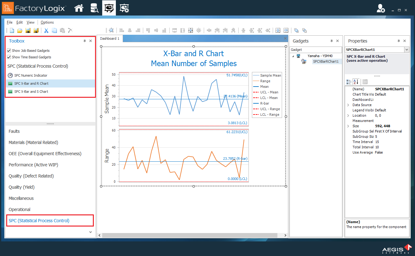 XBar-R and XBar-S charts