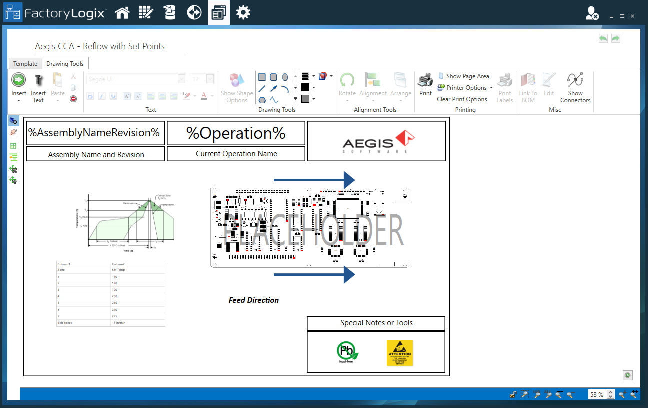 Create an Active Work Instruction template