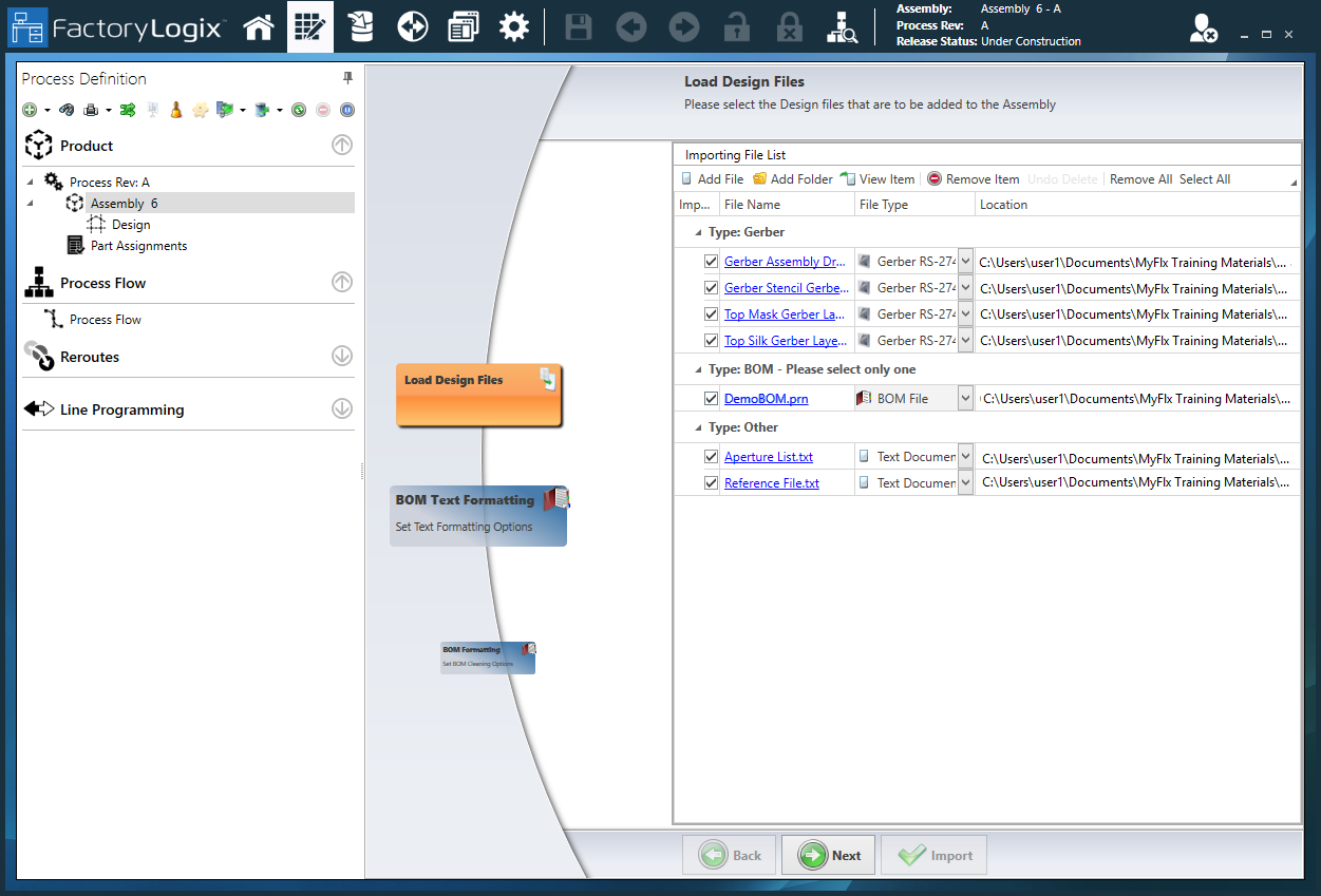 Create a PCB assembly using Gerber data