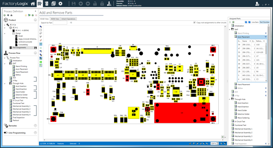 Assign parts to an assembly