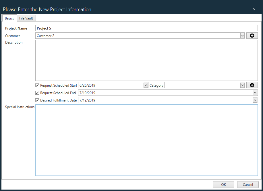 Create a project